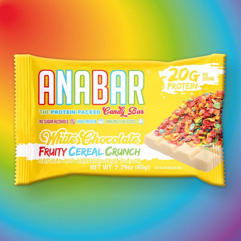 Anabar 20g Protein Bar, Fruity Cereal Crunch Flavor, 1 Pack 12 Pcs ...